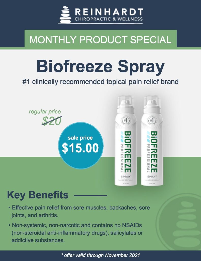 Biofreeze Spray | Reinhardt Chiropractic